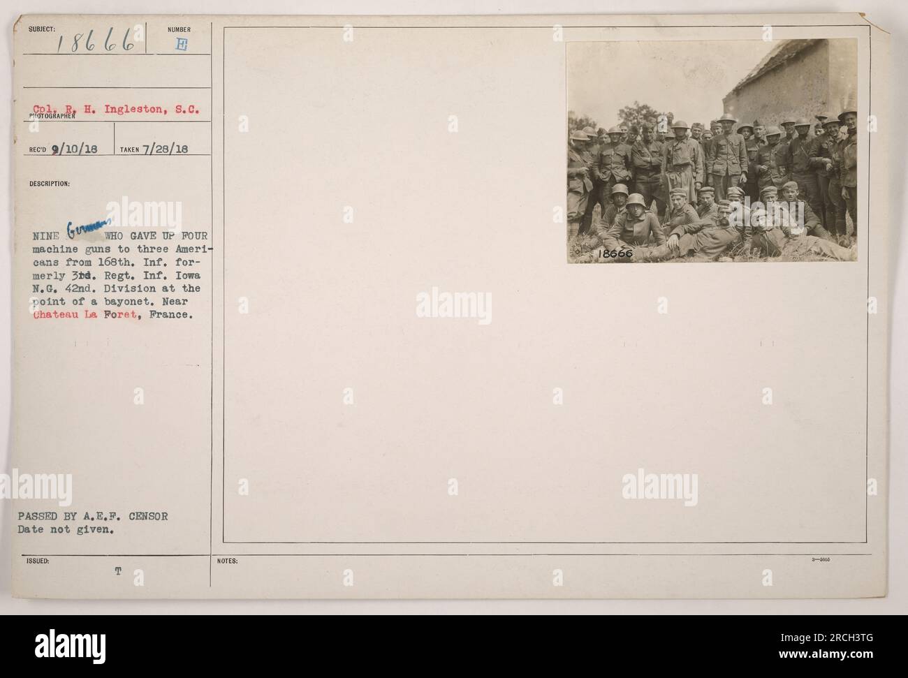 Photograph identification number hi-res stock photography and images ...