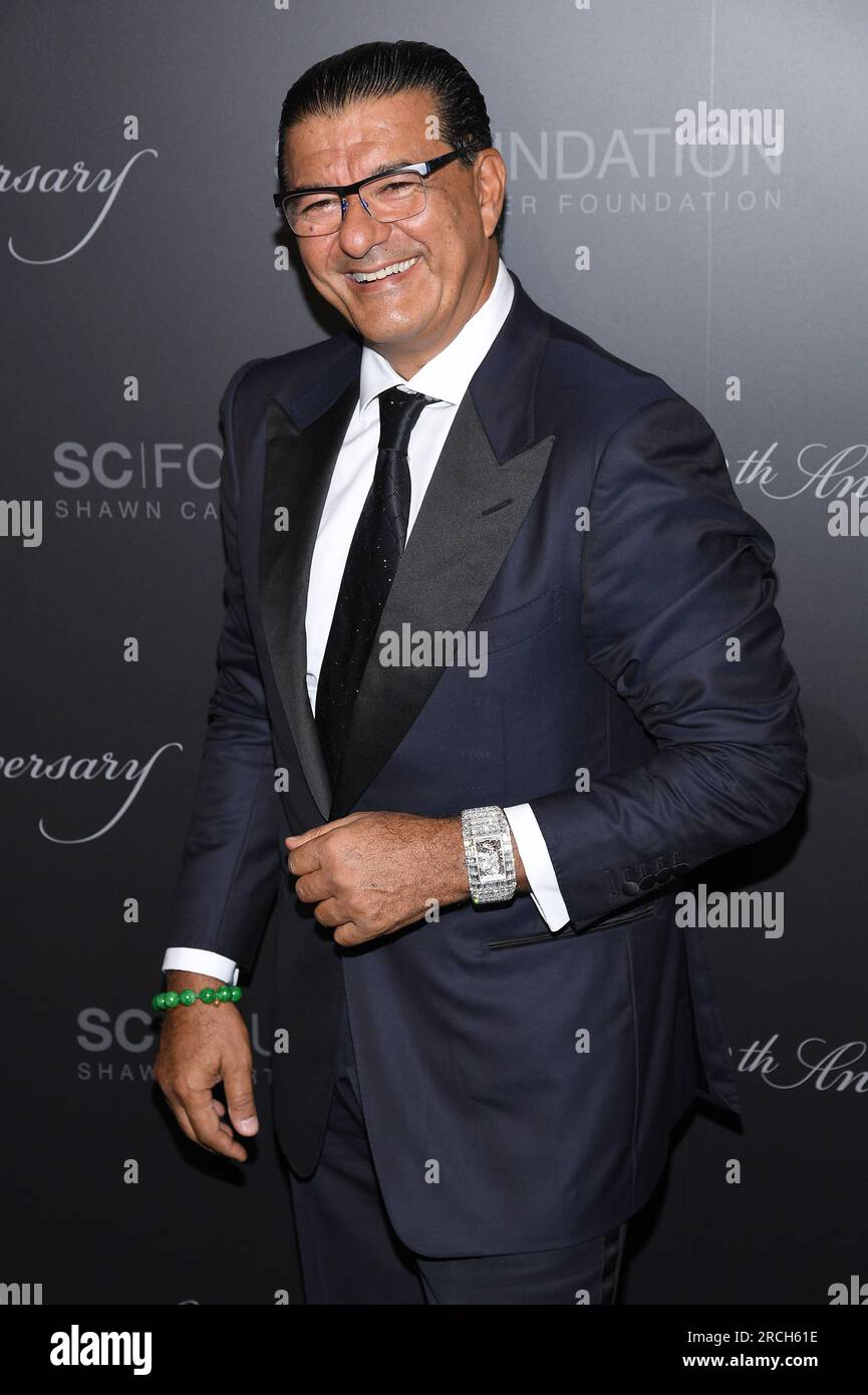 New York, USA. 14th July, 2023. Jacob the Jeweler attends the Shawn ...