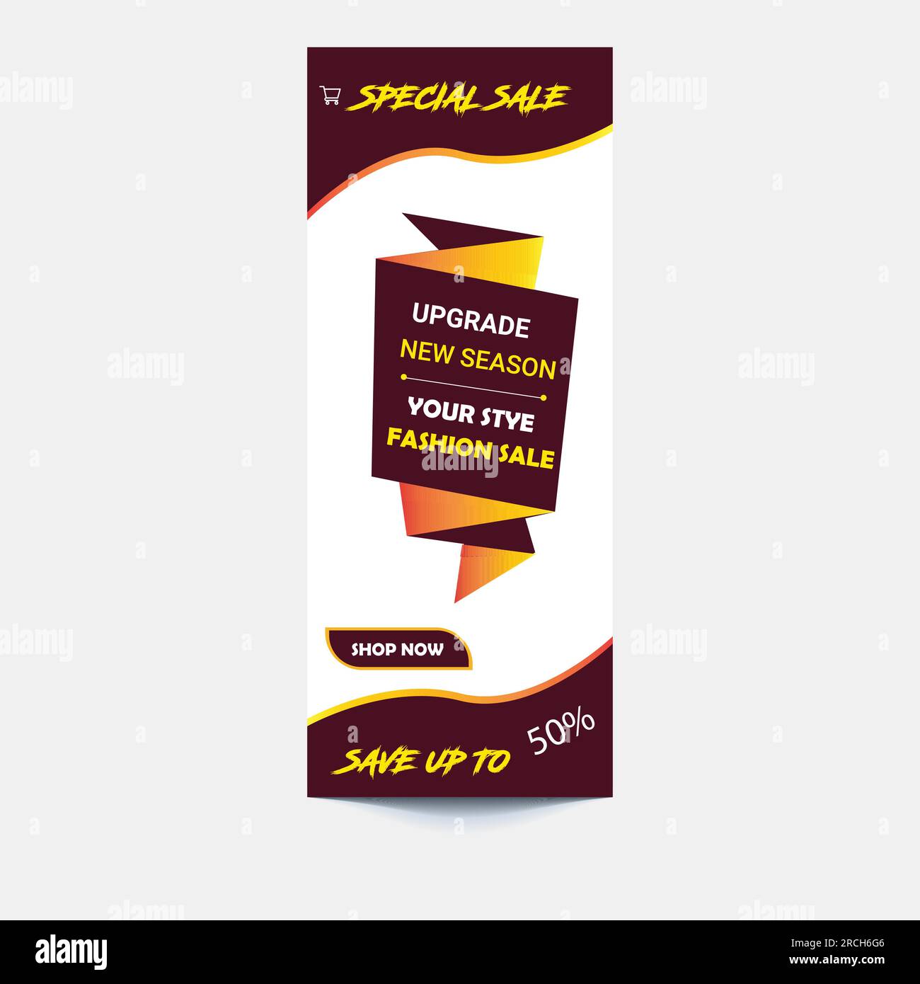 Fashion Sale roll up banner, Summer Fashion sale roll up banner design ...