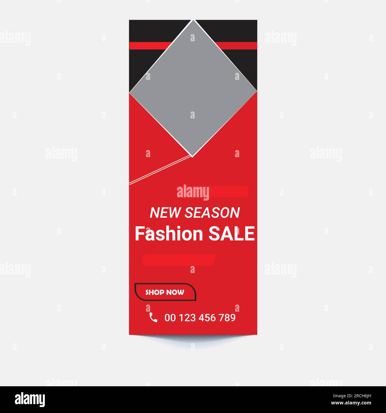 Fashion Sale roll up banner, Summer Fashion sale roll up banner design ...