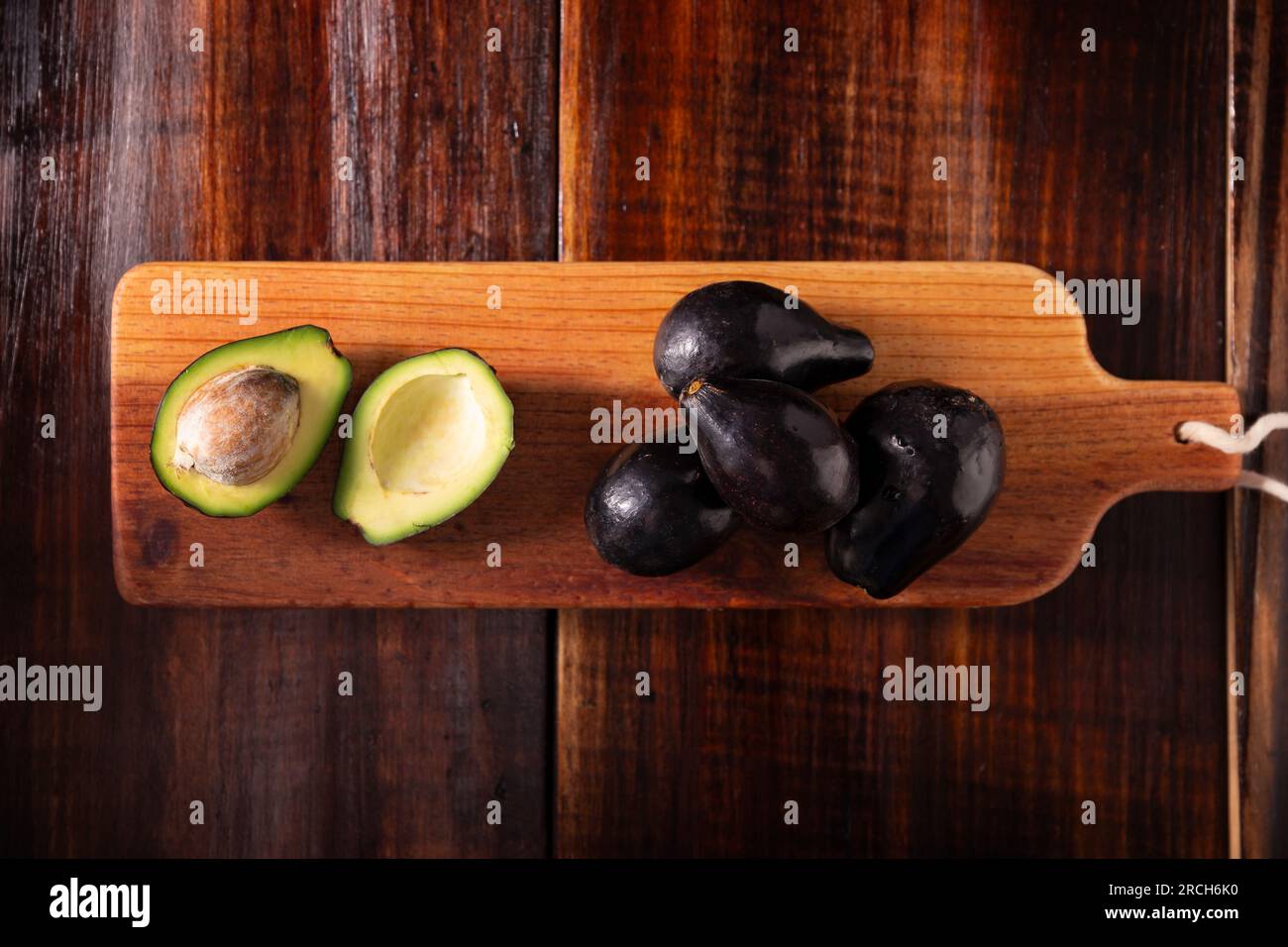 Aguacate Criollo. Home harvest of "criollo avocado", this variety is ...