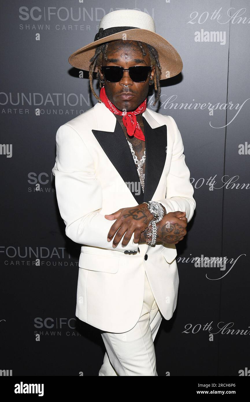 New York, USA. 14th July, 2023. Lil Uzi Vert attends the Shawn Carter ...