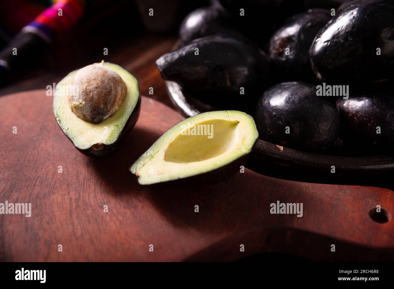 Aguacate Criollo. Home harvest of "criollo avocado", this variety is ...