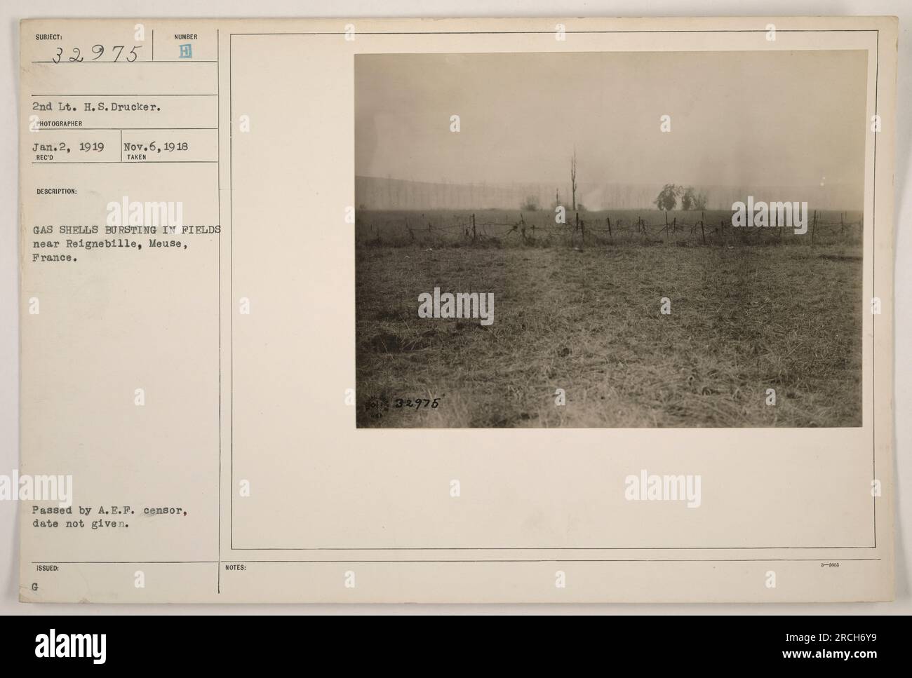 World war i lt h s drucker hi-res stock photography and images - Alamy