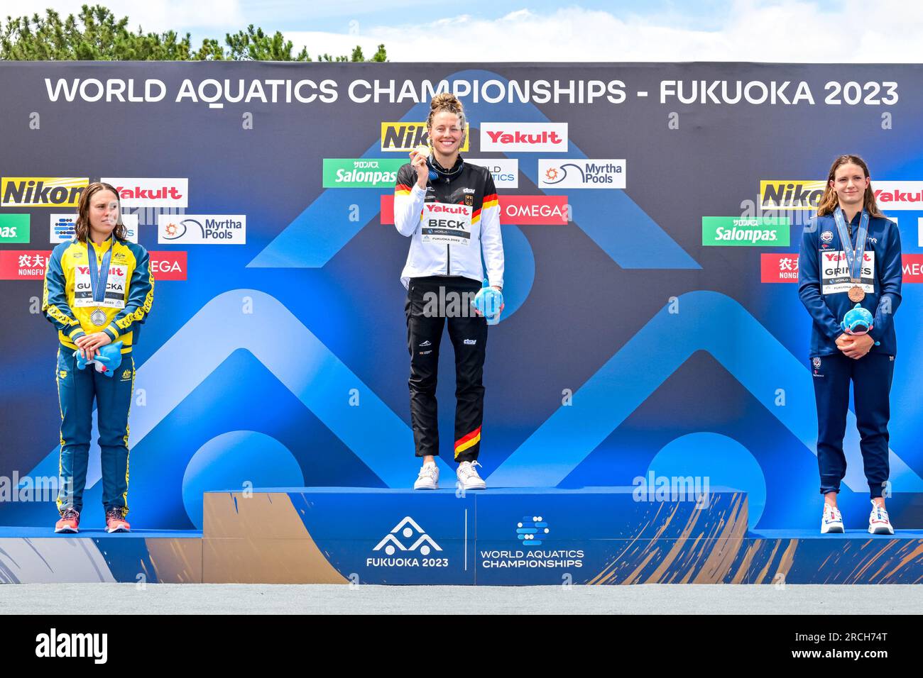 Fukuoka, Japan. 15th July, 2023. Chelsea Gubecka of Australia, silver ...