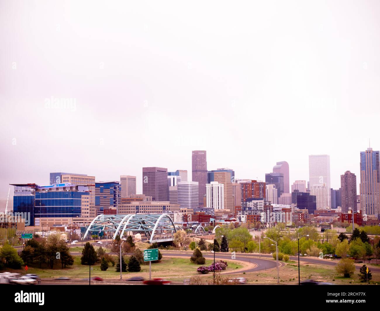 Top view downtown cityscape rocky hi-res stock photography and images ...