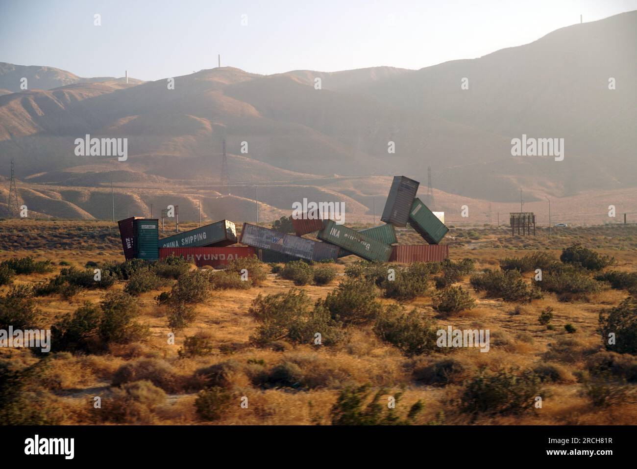 "Sleeping Figure" desert art Stock Photo - Alamy
