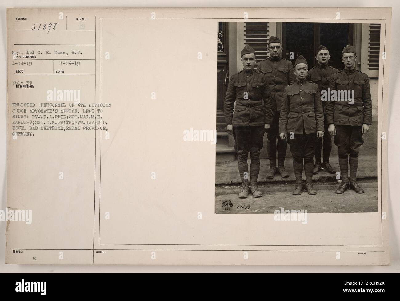 Pvt james d rose hi-res stock photography and images - Alamy