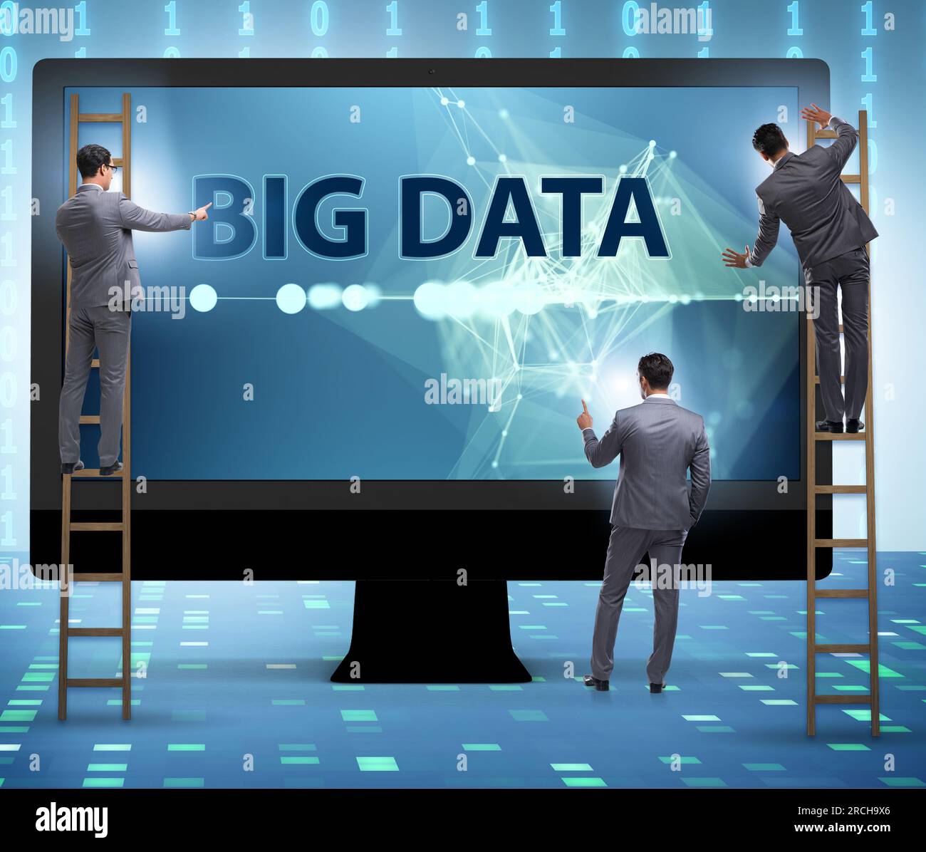 The big data concept with data mining analyst Stock Photo - Alamy