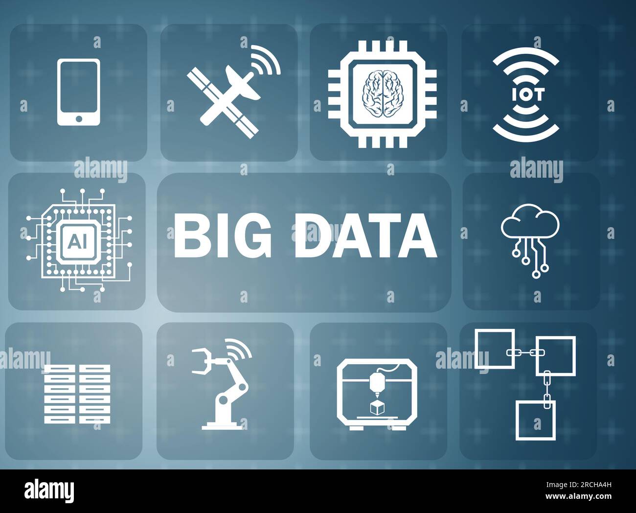 The big data computing concept of modern it technology Stock Photo - Alamy