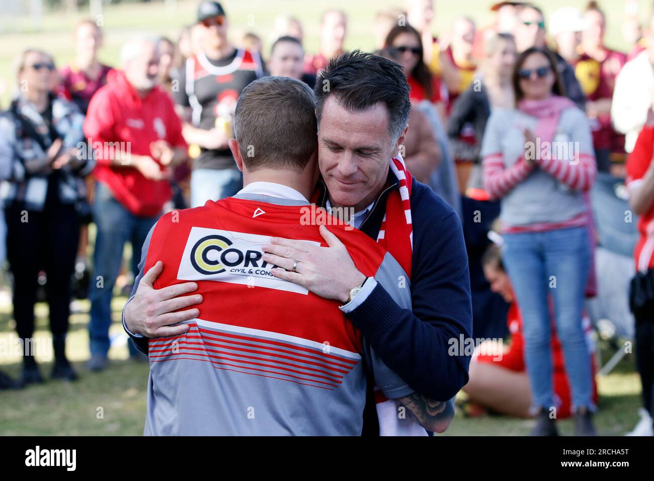 New South Wales Premier Chris Minns attends the first women's and men's ...