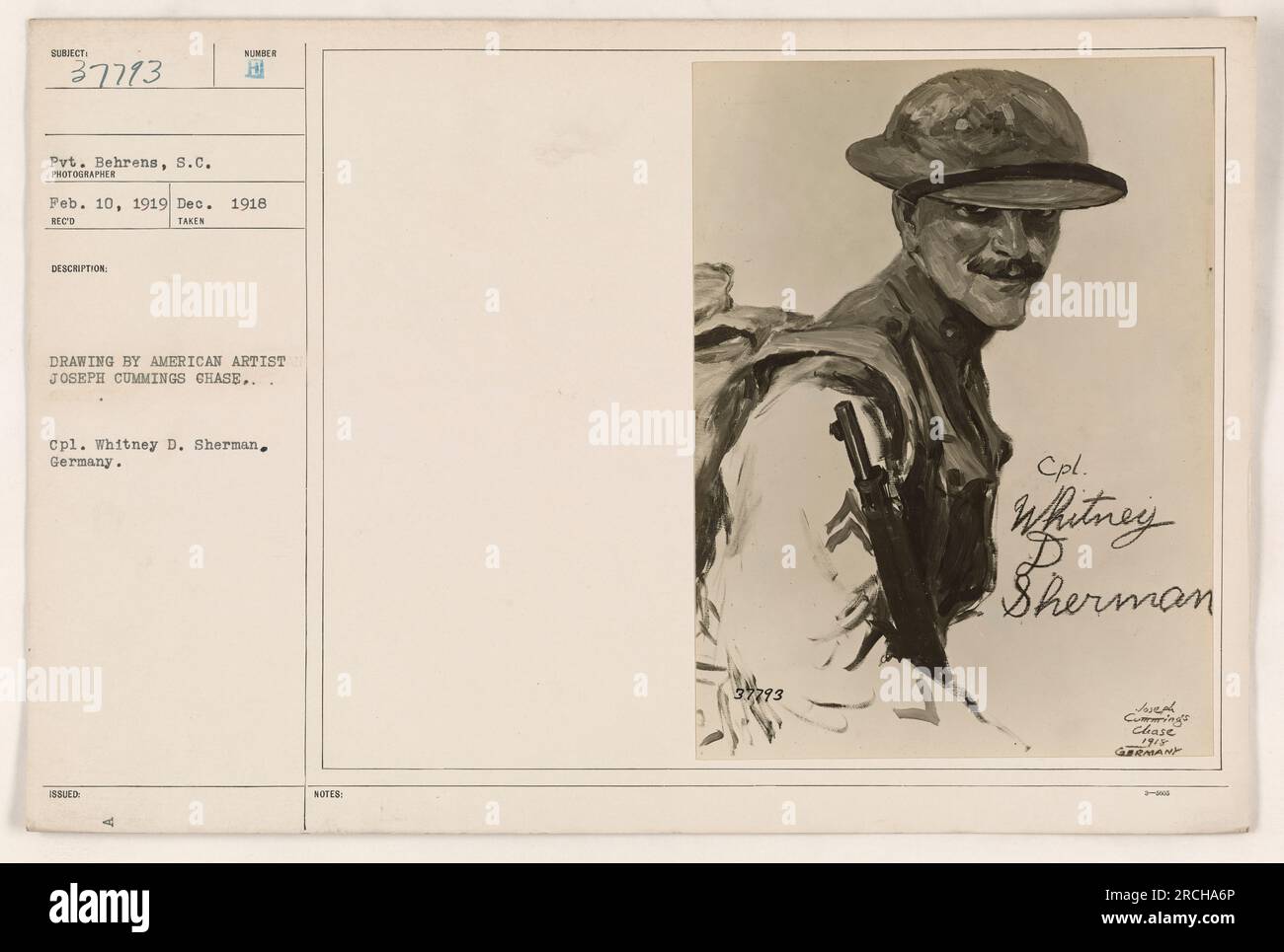 A photograph of Cpl. Whitney D. Sherman in Germany, taken by Pvt ...