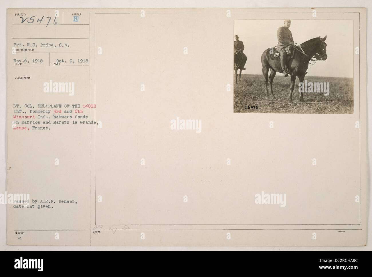 Pvt. R.C. Price from the South Carolina regiment, pictured with Lt. Col ...