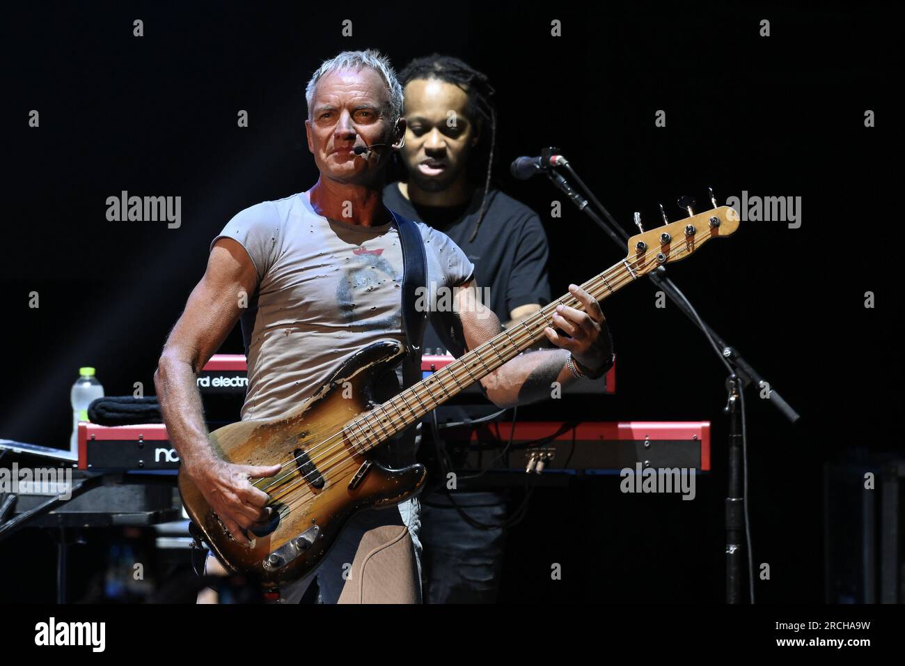 Sting during the My Songs Tour 2023, at Auditorium Parco della Musica ...