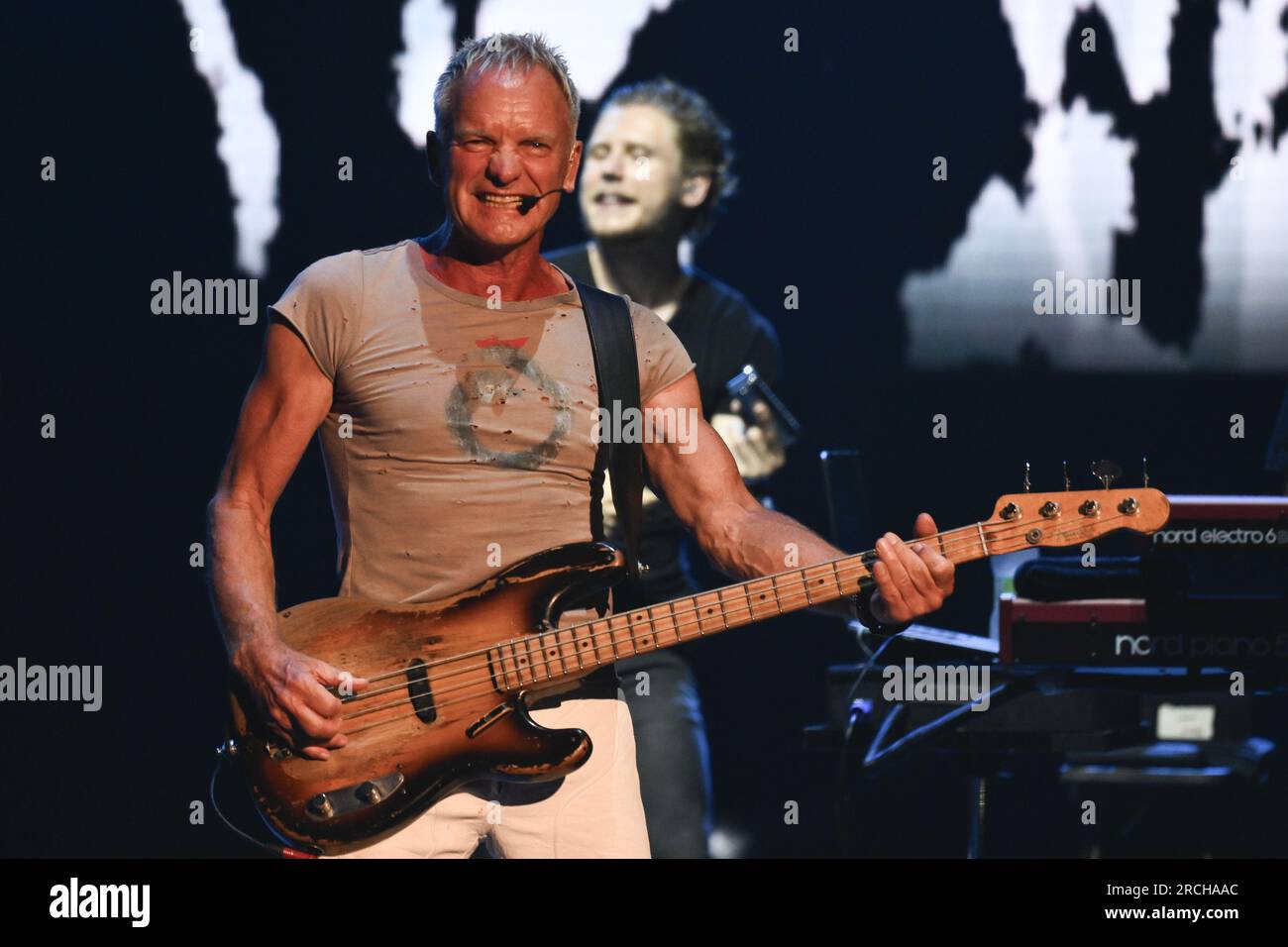 Sting during the My Songs Tour 2023, at Auditorium Parco della Musica ...