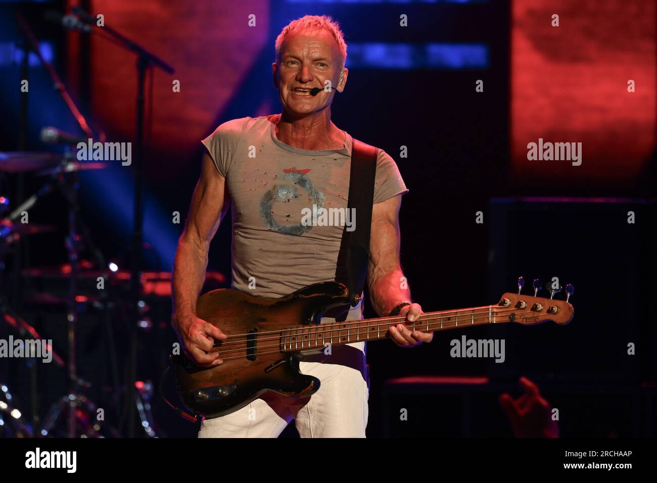 Sting during the My Songs Tour 2023, at Auditorium Parco della Musica ...