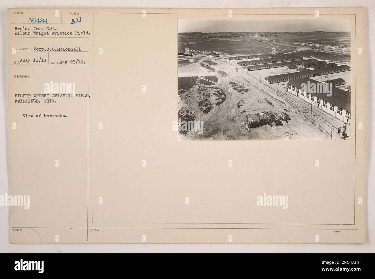 Barracks at Wilbur Wright Aviation Field in Fairfield, Ohio. The ...
