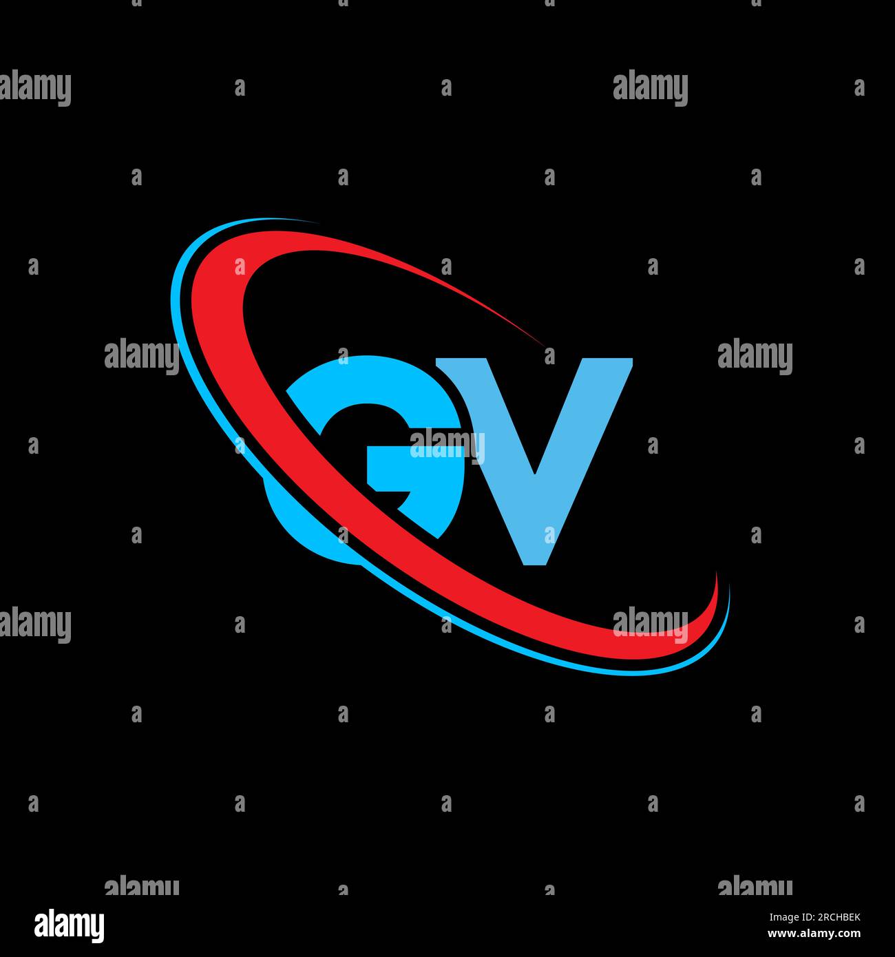 GV logo. GV letter. GV letter logo design. Initials GV logo linked with circle and uppercase ...