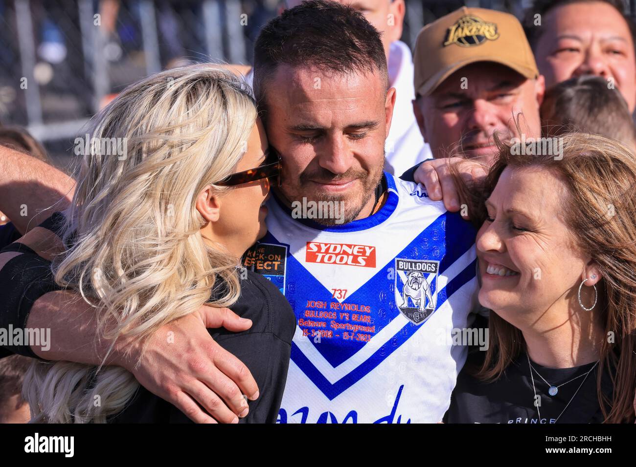 Sydney, Australia. 15th July, 2023. Josh Reynolds of the Bulldogs poses ...