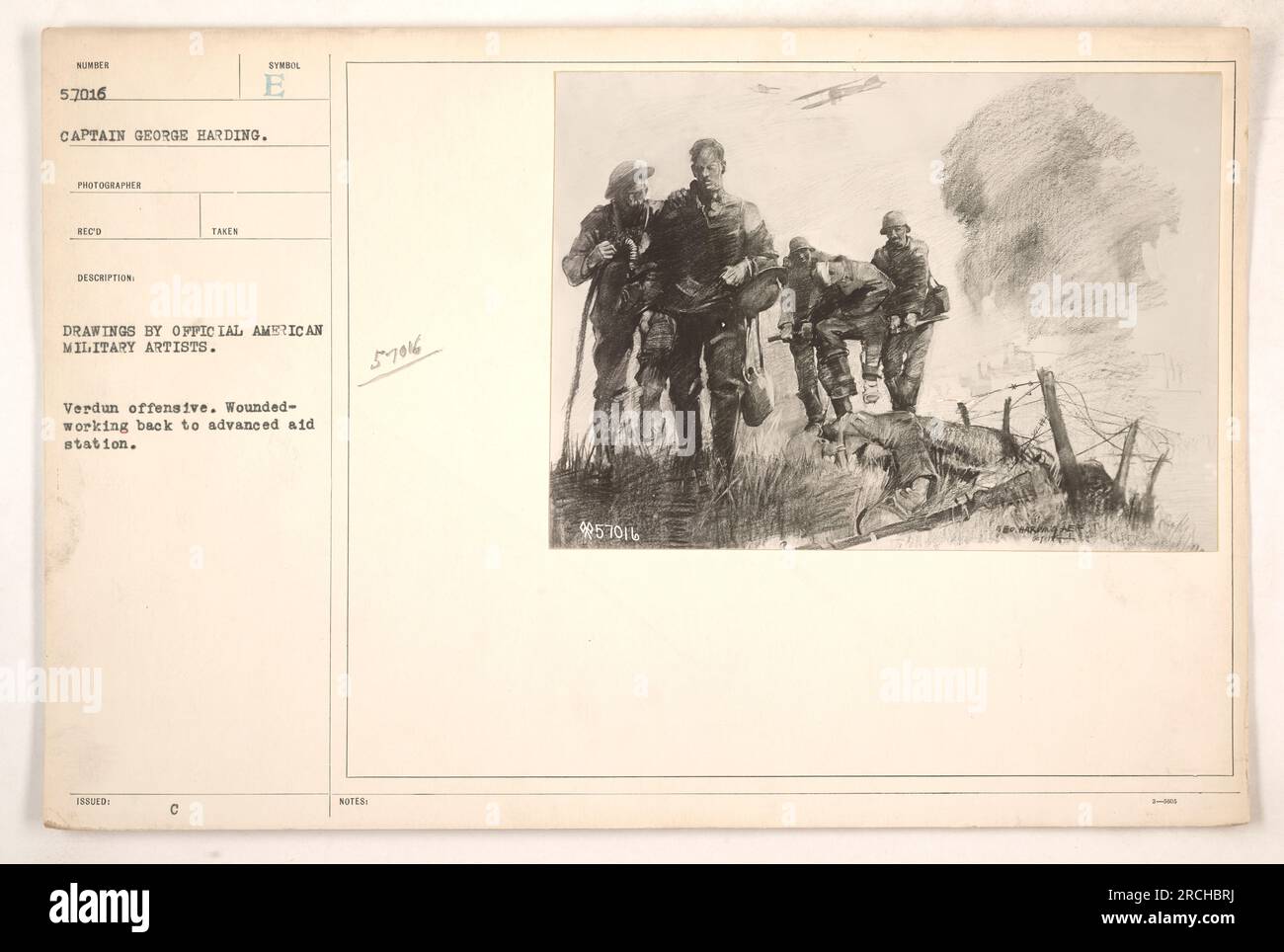 Wounded soldiers during the Verdun Offensive, making their way back to ...