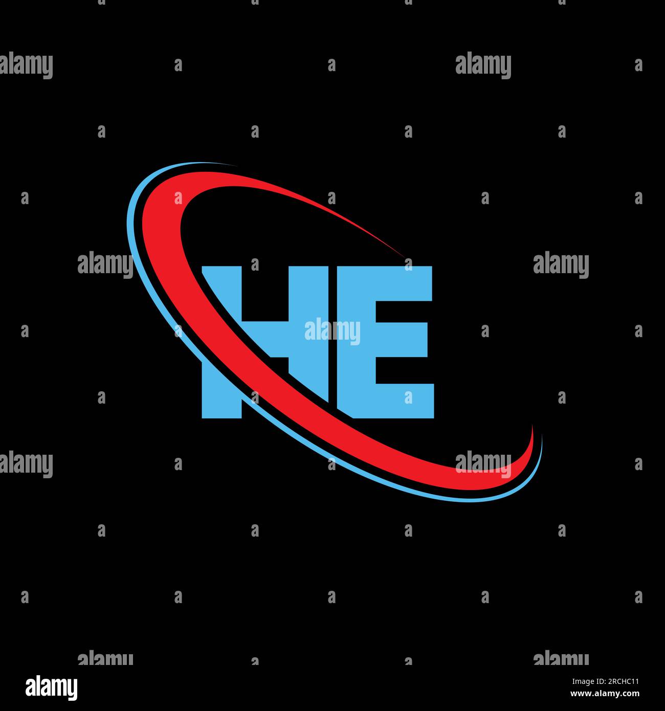 HE H E letter logo design. Initial letter HE linked circle upercase ... HE H E letter logo design. Initial letter HE linked circle upercase ...