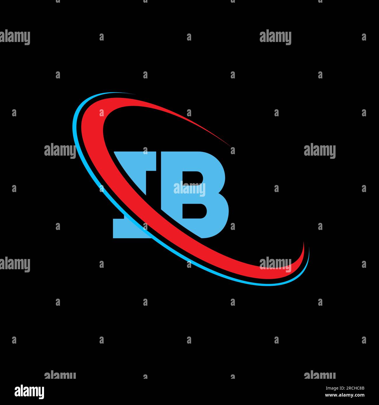 IB, I B letter logo design. Initial letter IB linked circle uppercase ... IB, I B letter logo design. Initial letter IB linked circle uppercase ...