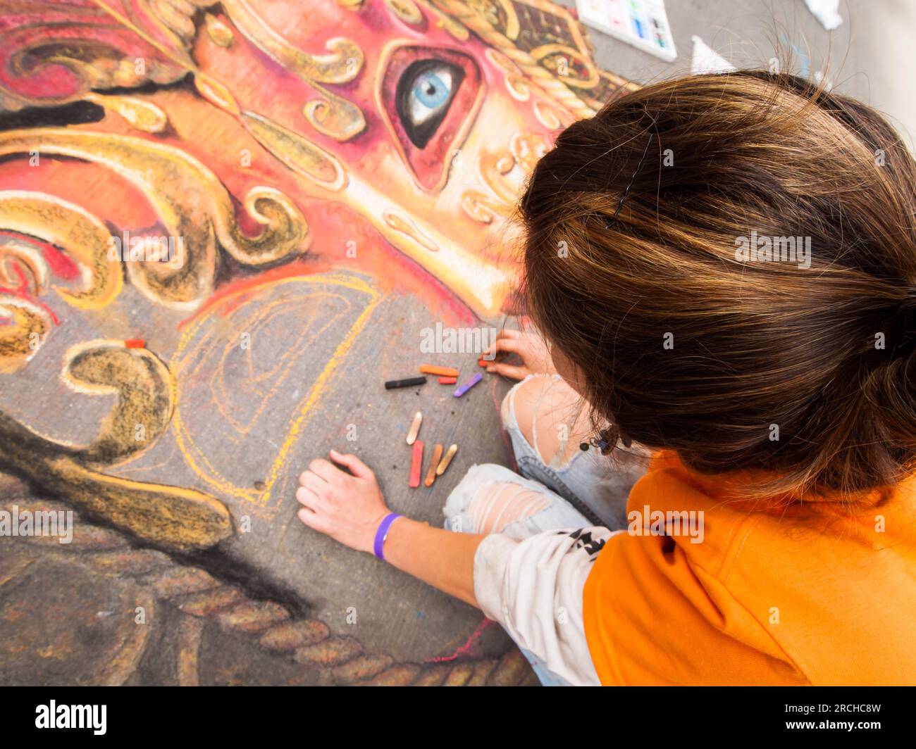 Chalk drawings of nature hi-res stock photography and images - Alamy