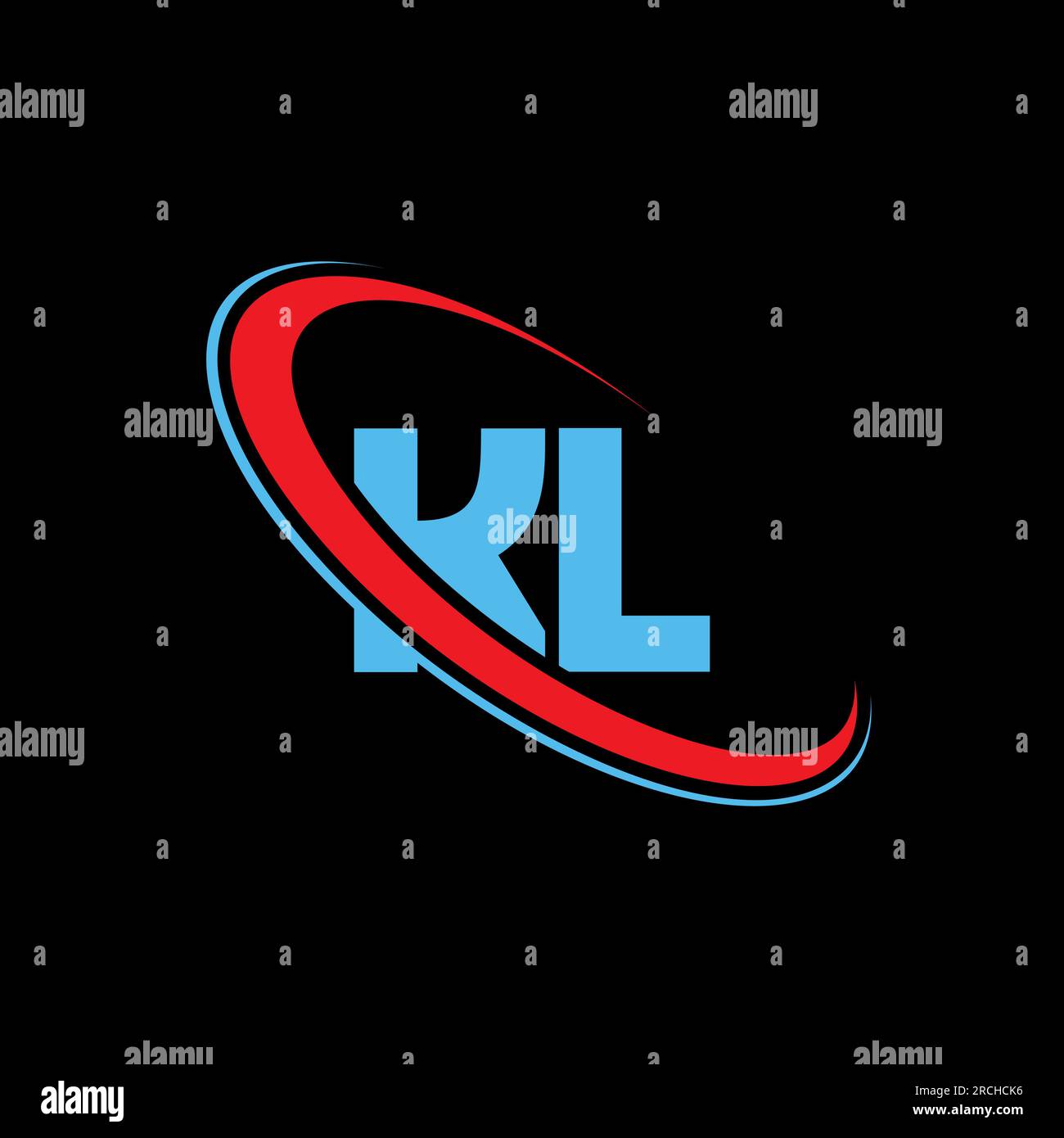 KL logo. KL letter. KL letter logo design. Initials KL logo linked with ...