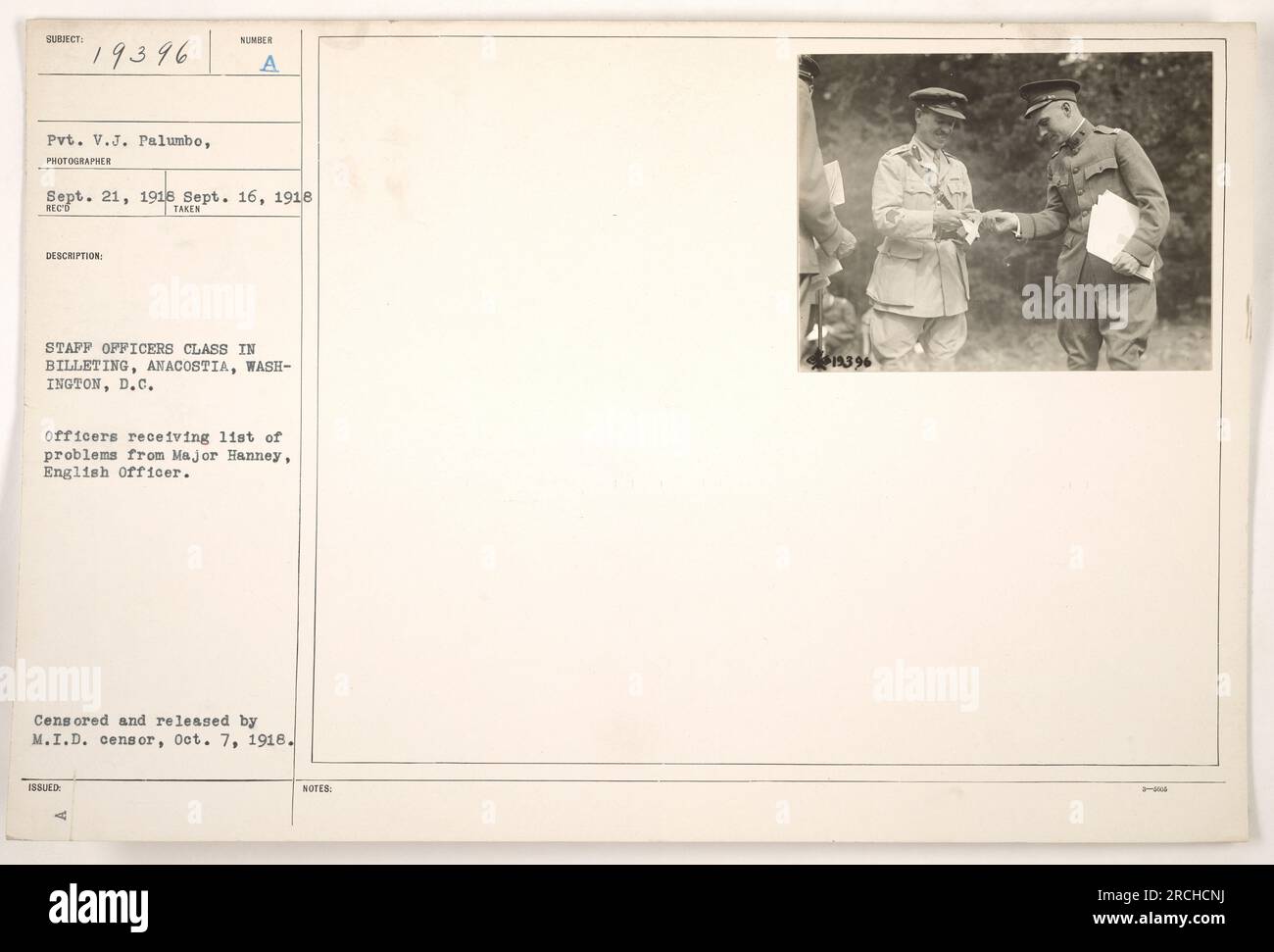 "Pvt. V.J. Palumbo capturing a behind-the-scenes moment at Anacostia ...