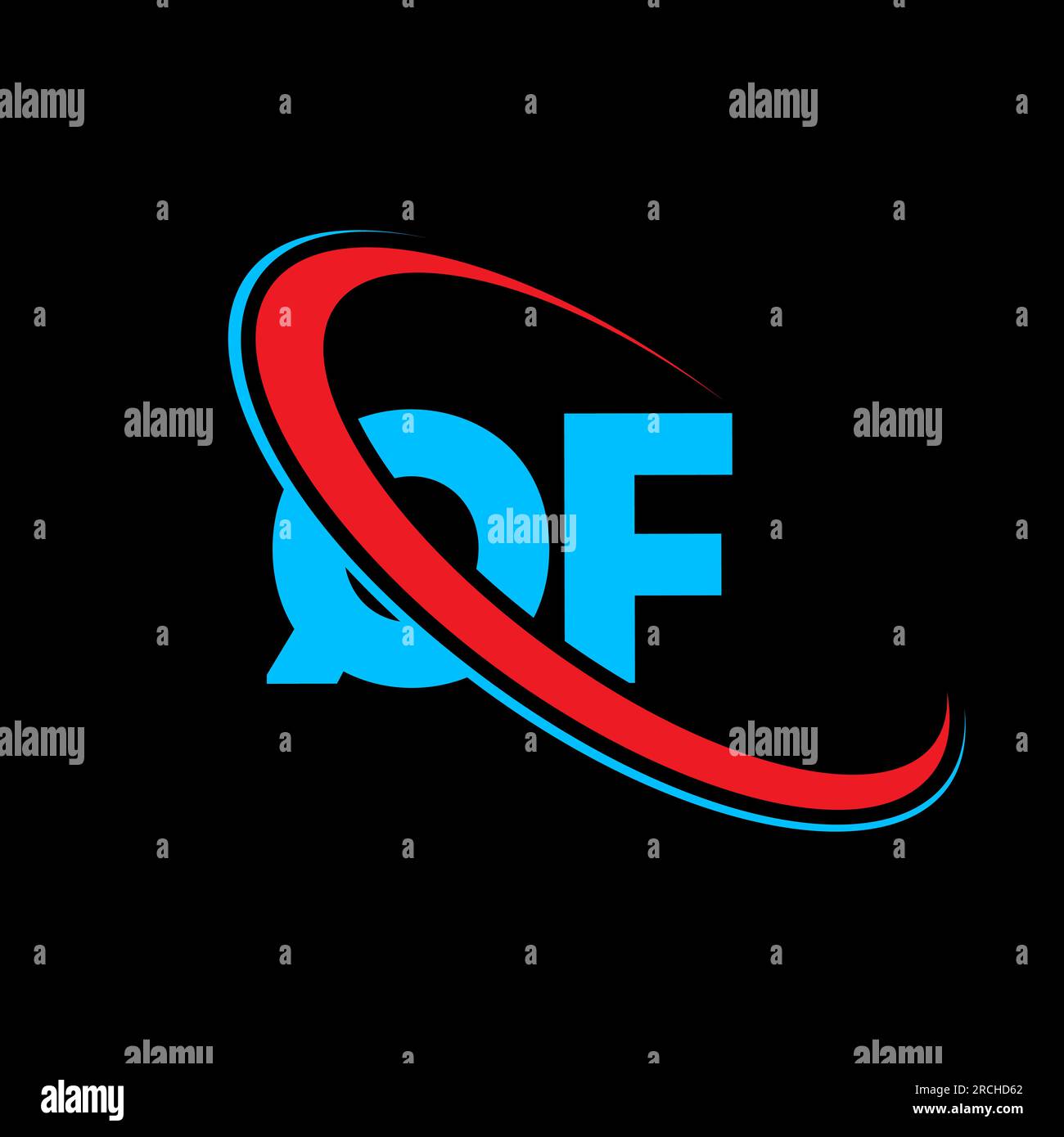 Qf tech logo Stock Vector Images - Alamy