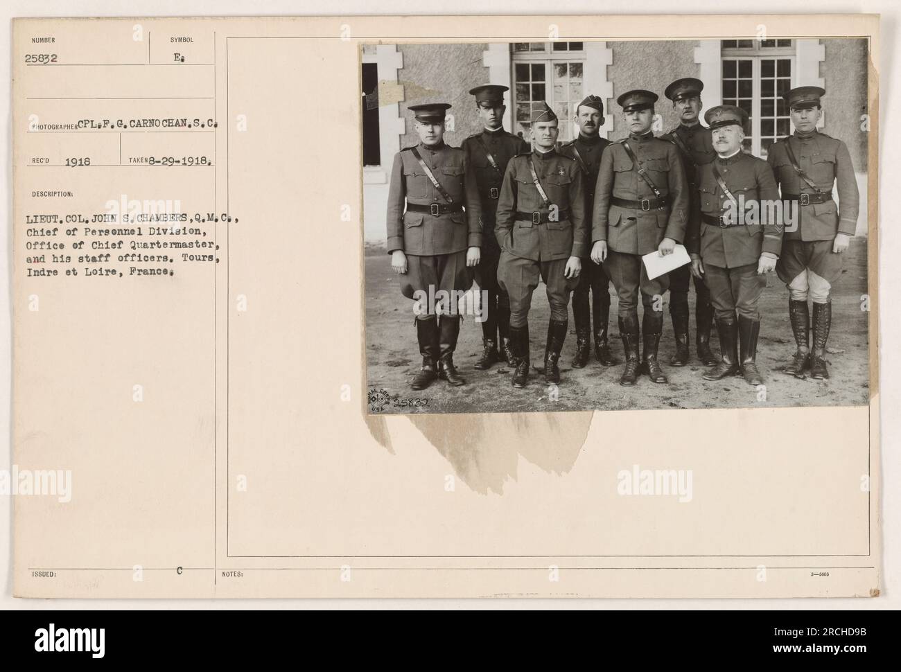 Office of chief quartermaster hi-res stock photography and images - Alamy