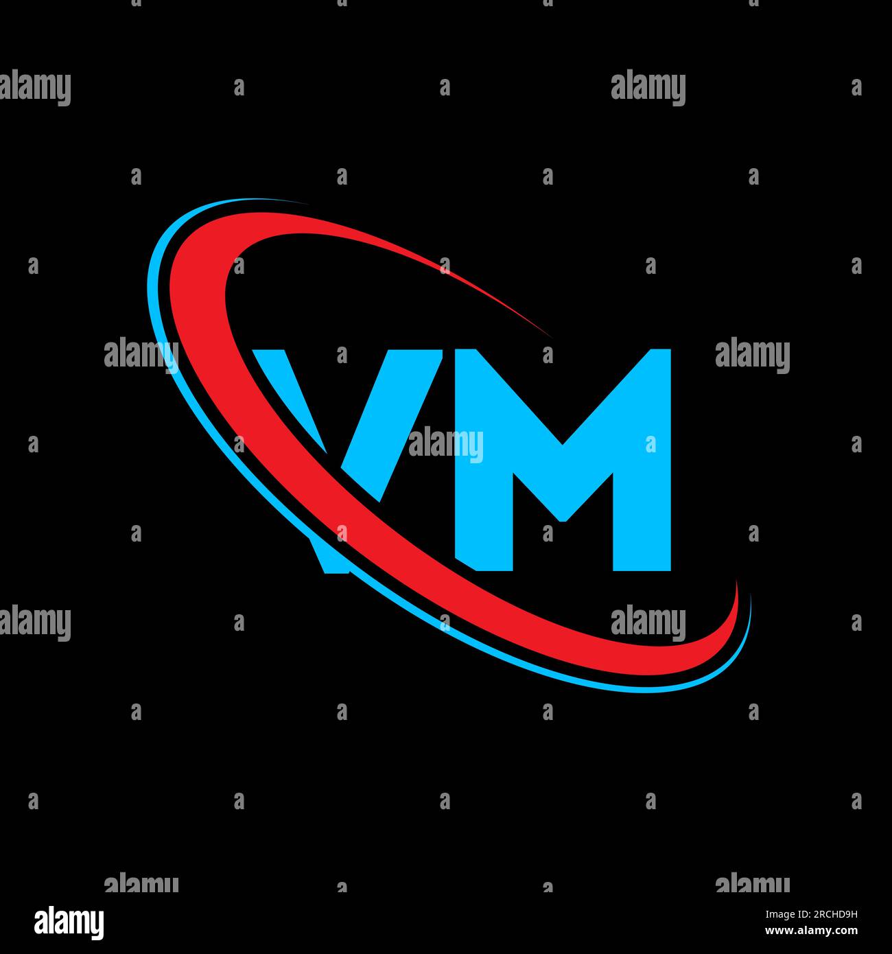 VM V M letter logo design. Initial letter VM linked circle uppercase ... VM V M letter logo design. Initial letter VM linked circle uppercase ...