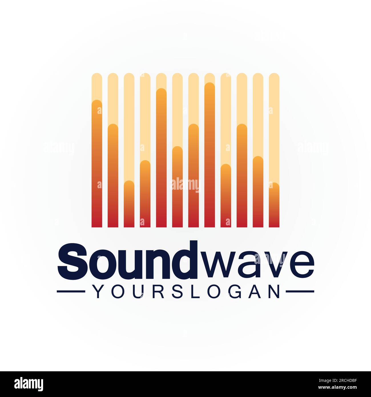 Sound wave logo and symbol vector Stock Vector Image & Art - Alamy