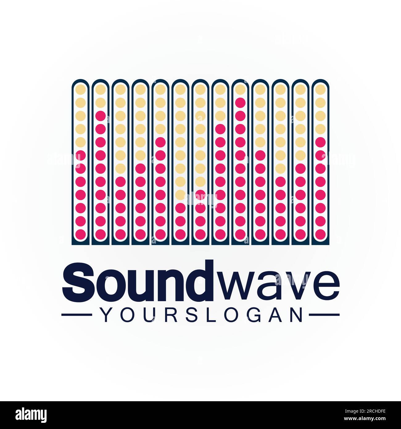 Sound wave logo and symbol vector Stock Vector Image & Art - Alamy