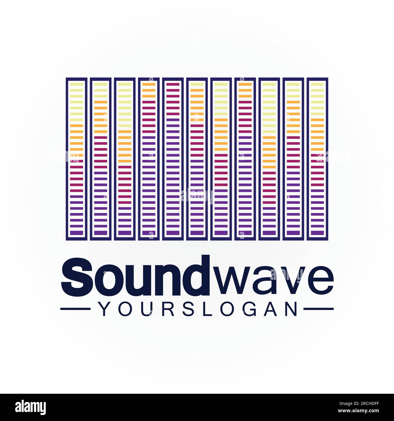 Sound wave logo and symbol vector Stock Vector Image & Art - Alamy
