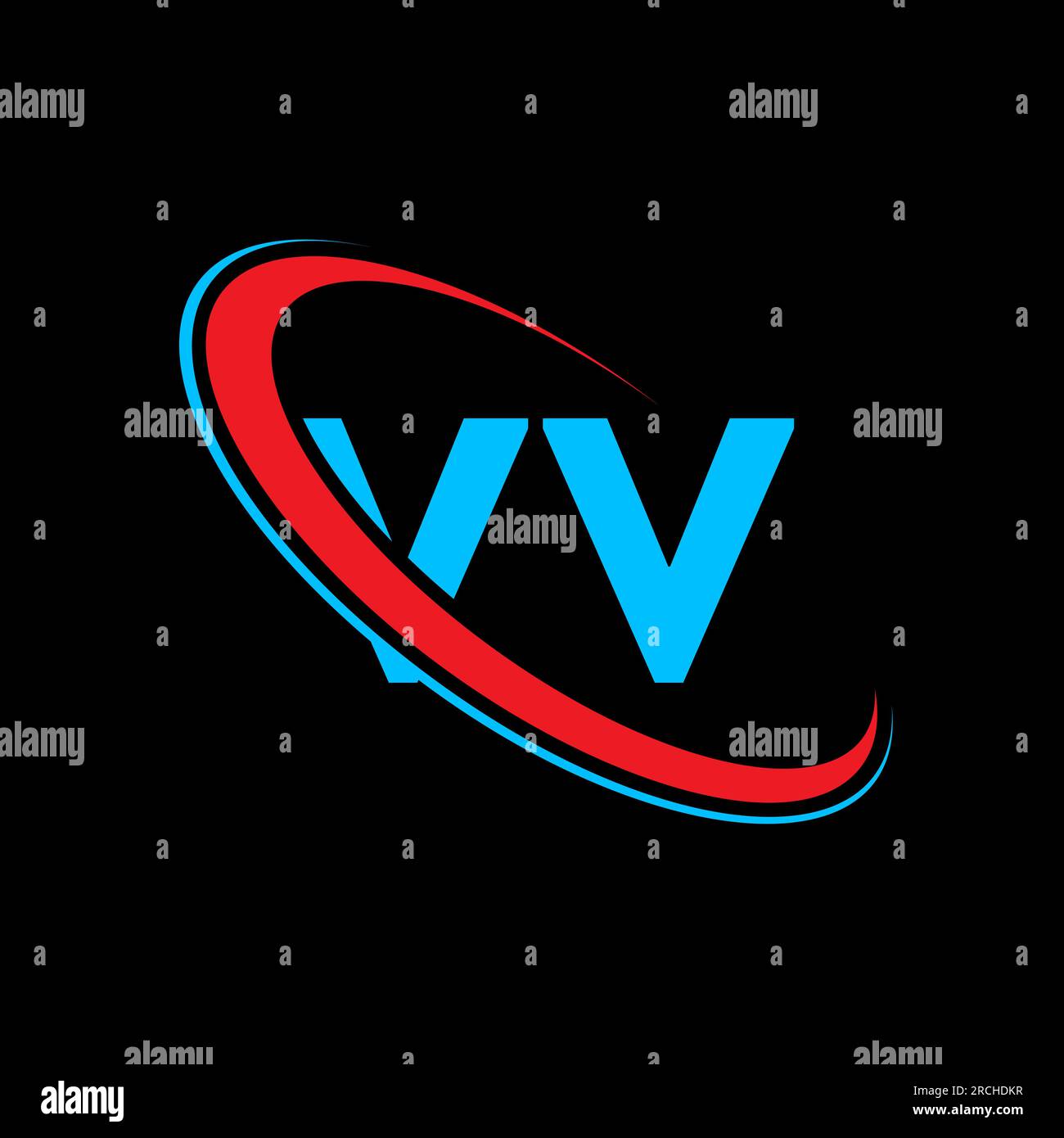 Letter vv Stock Vector Images - Alamy