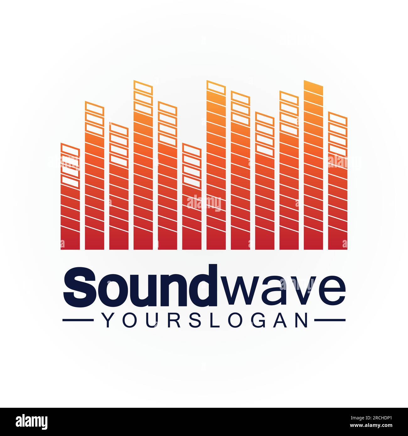 Sound wave logo and symbol vector Stock Vector Image & Art - Alamy