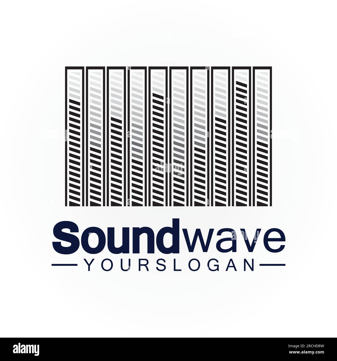 Sound wave logo and symbol vector Stock Vector Image & Art - Alamy