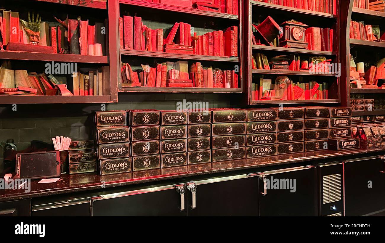 Orlando, FL USA - November 27, 2021: The interior of Gideon's Bakehouse ...