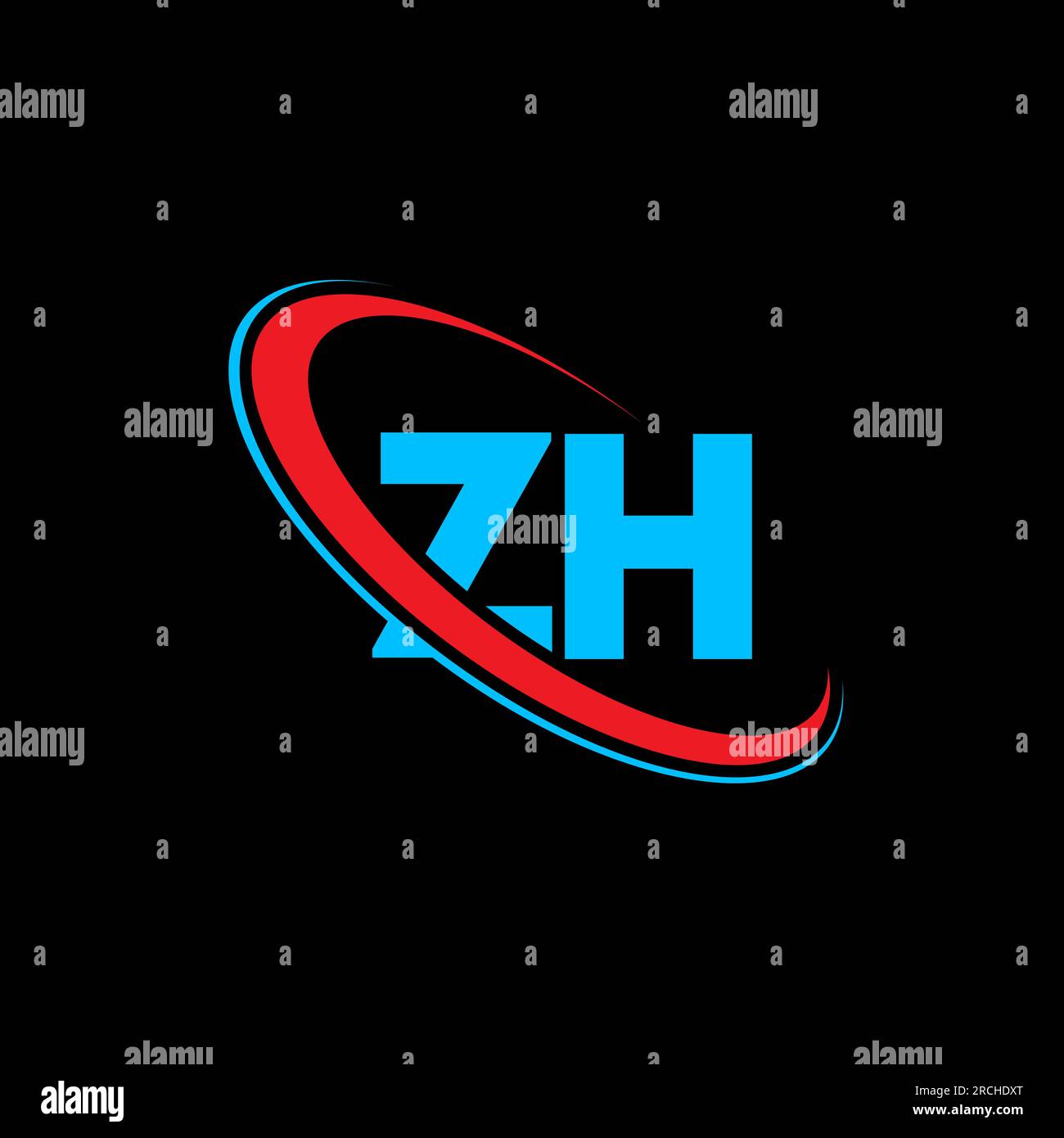 Z h logo Stock Vector Images - Alamy