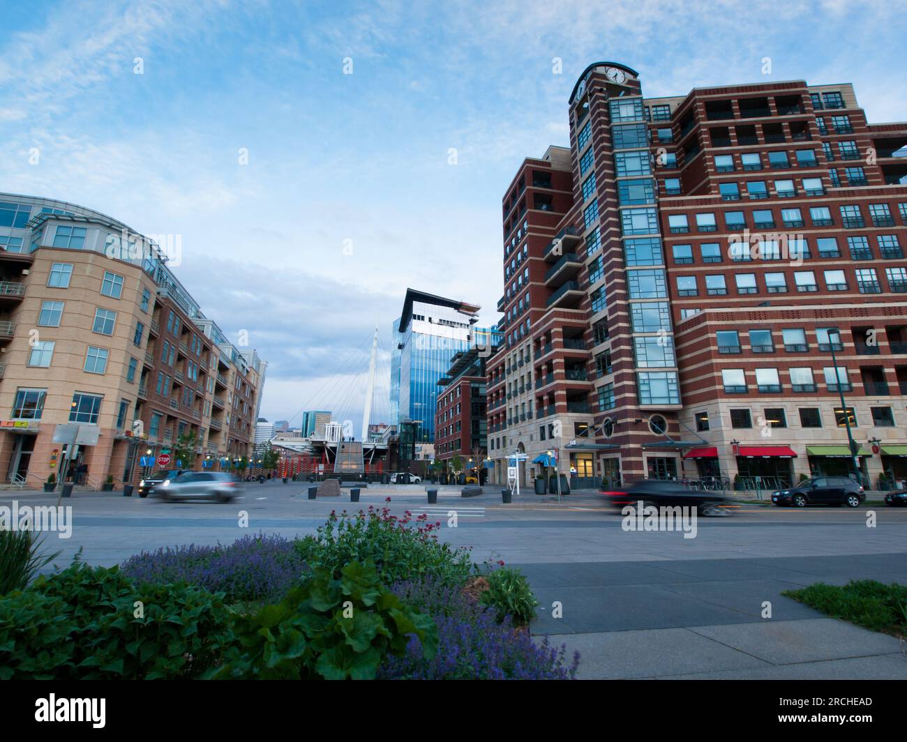 Denver Millennium Bridge Stock Photo - Alamy