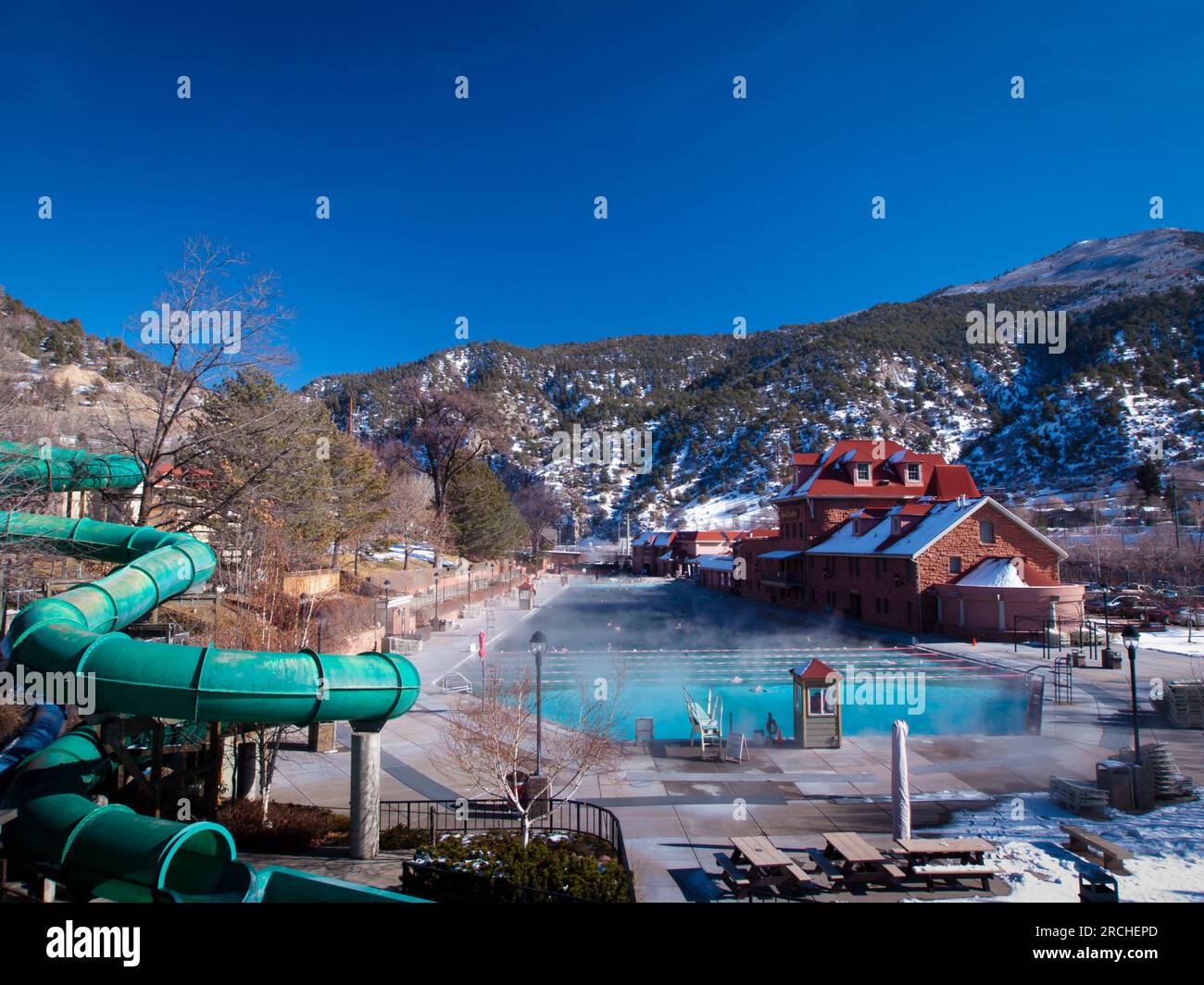 Glenwood hot springs colorado winter hi-res stock photography and ...