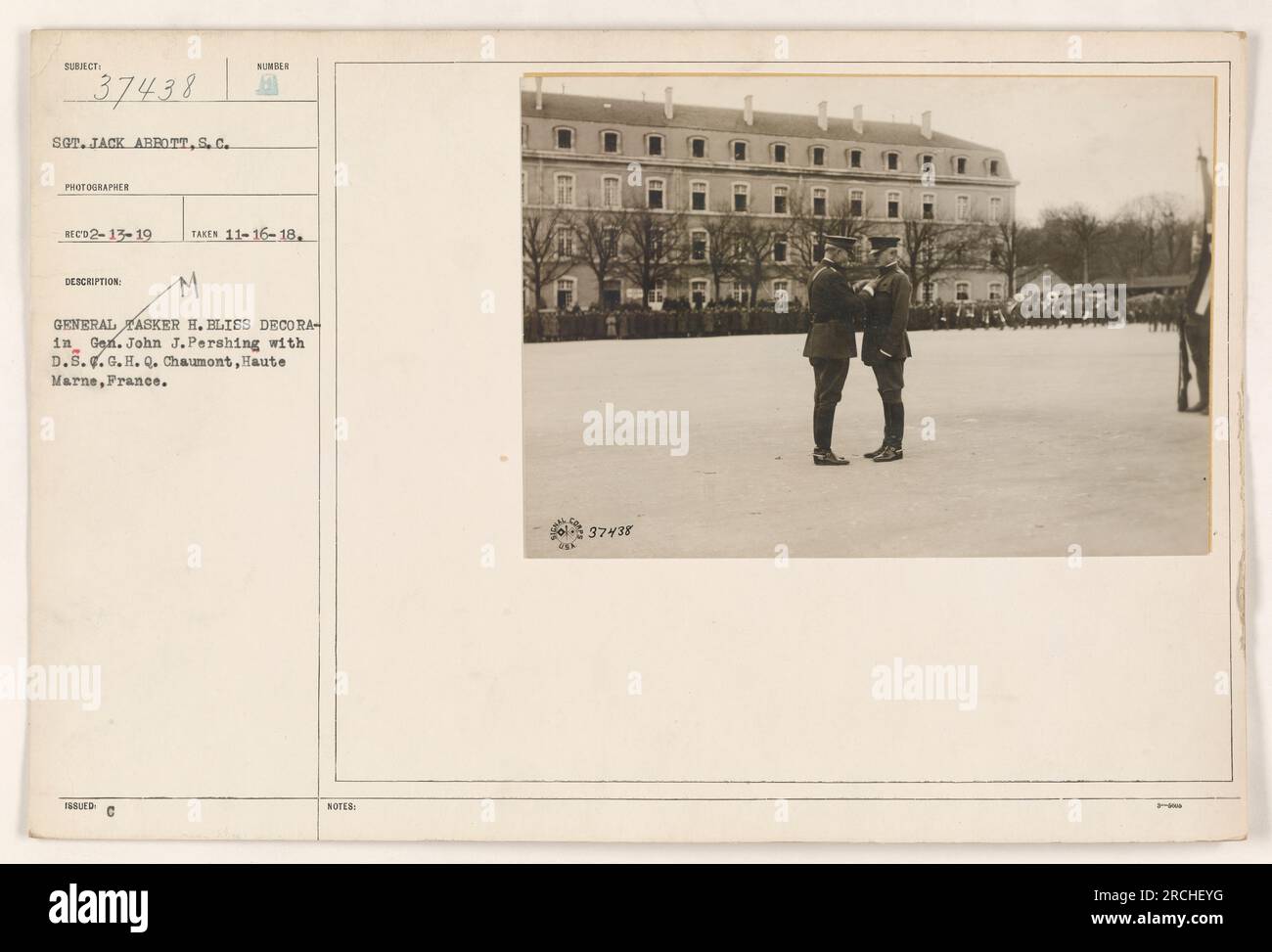 Sergeant Jack Abbott, a Signal Corps photographer, captured this image ...