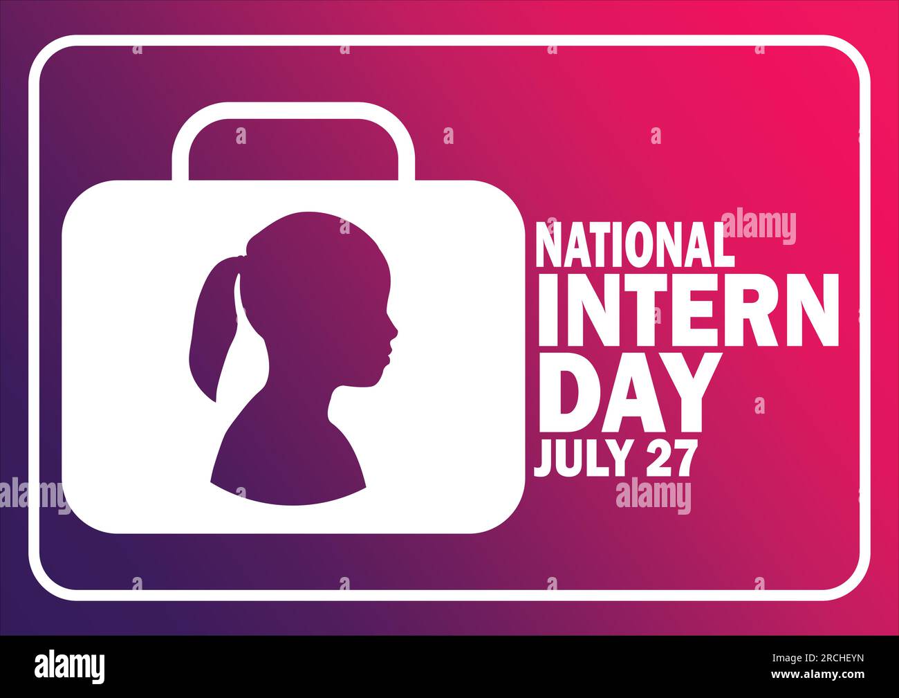 National Intern Day Vector illustration. Holiday concept. Template for background, banner, card ...