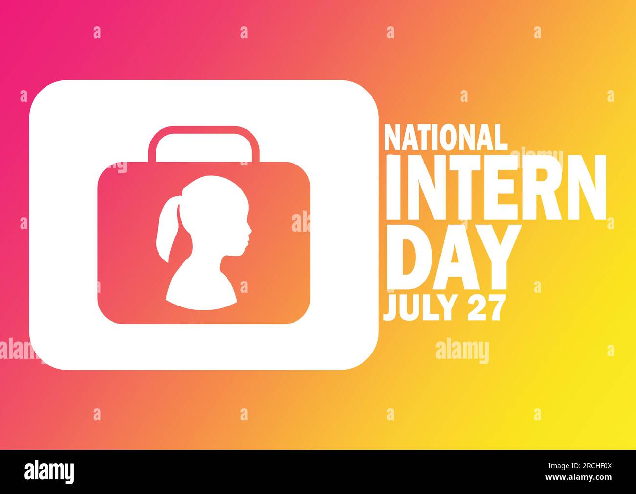 National Intern Day Vector Illustration. Suitable for greeting card ...