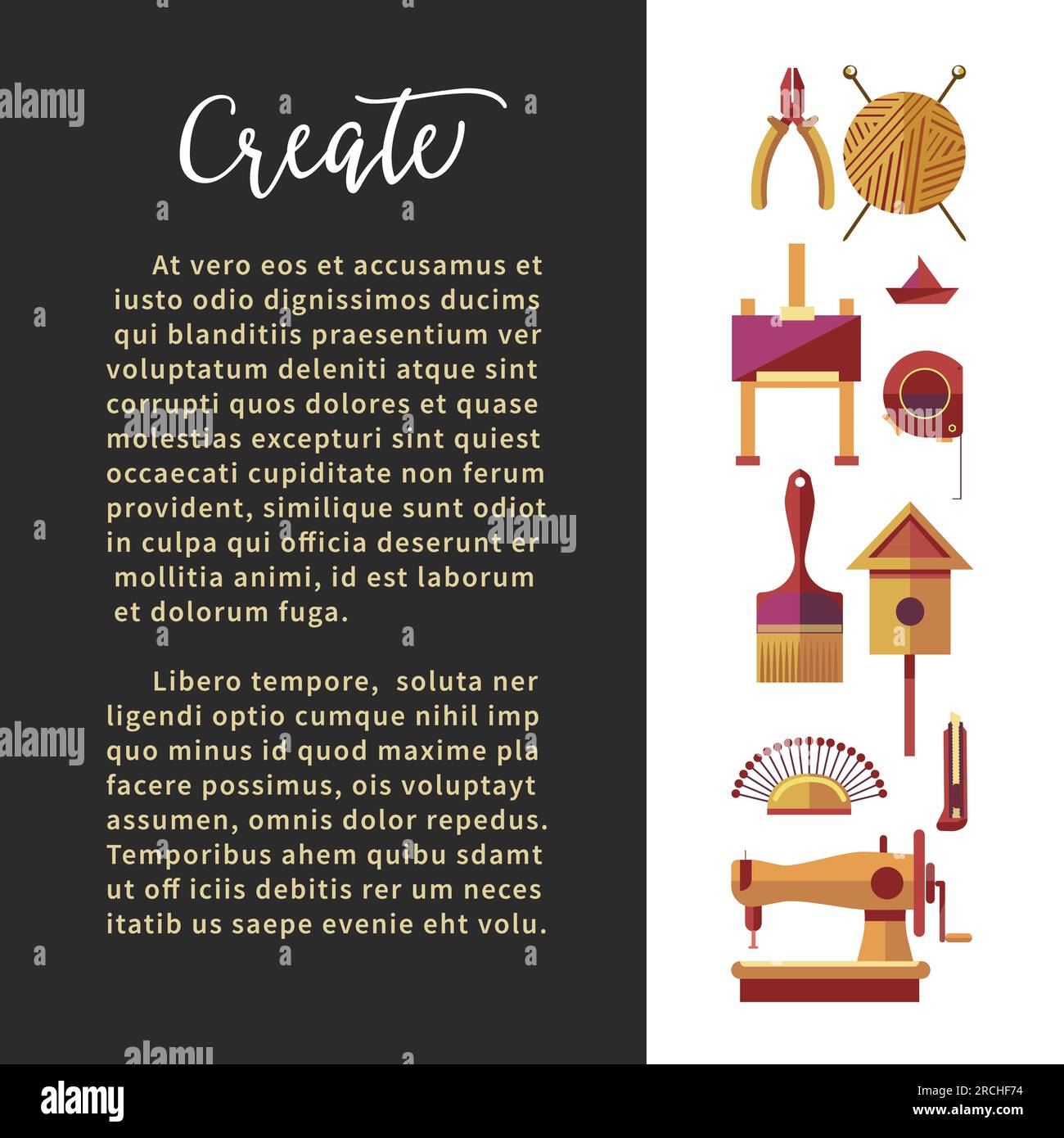 Craft production of paper Stock Vector Images - Alamy