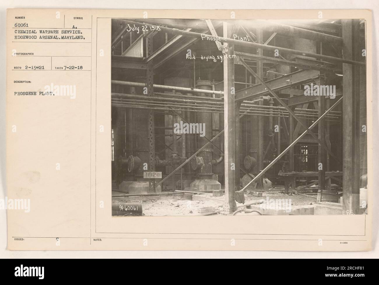 Phosgene plant operational system hi-res stock photography and images ...