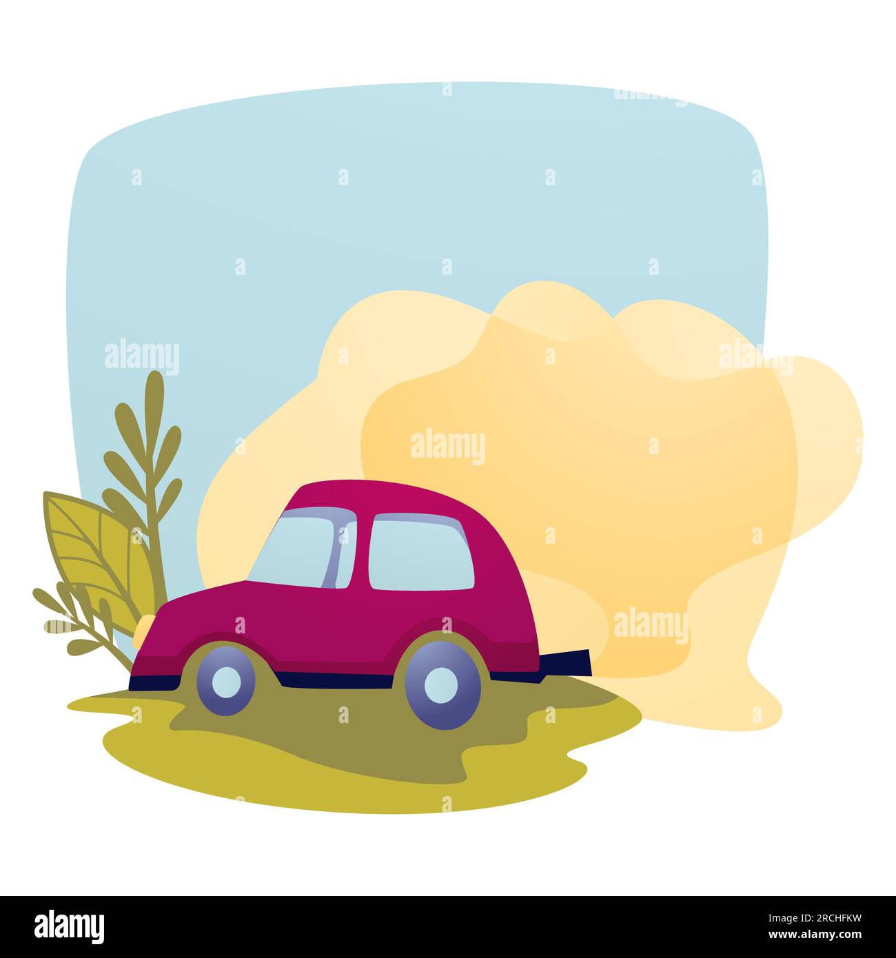 Air pollution car exhaust contamination and emission ecology Stock ...