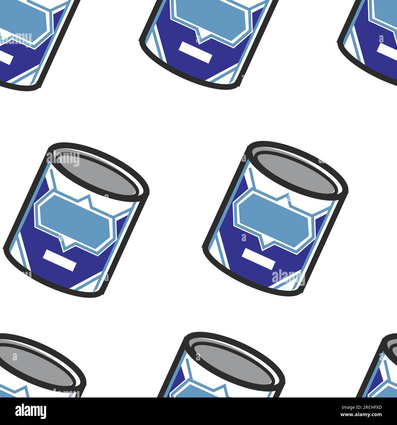 Soviet Union food dairy product seamless pattern Stock Vector Image ...