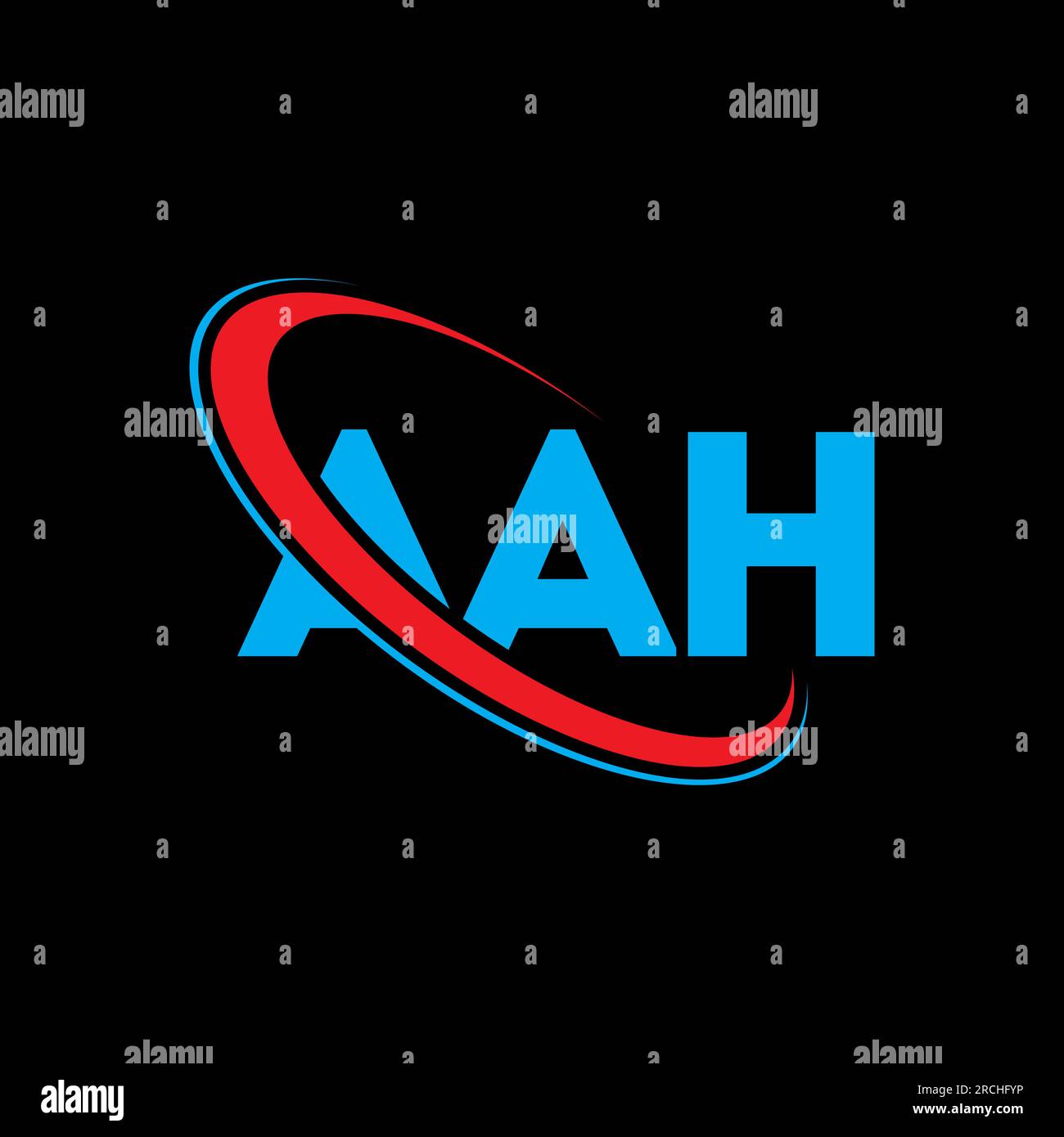 Aah logo design Stock Vector Images - Alamy